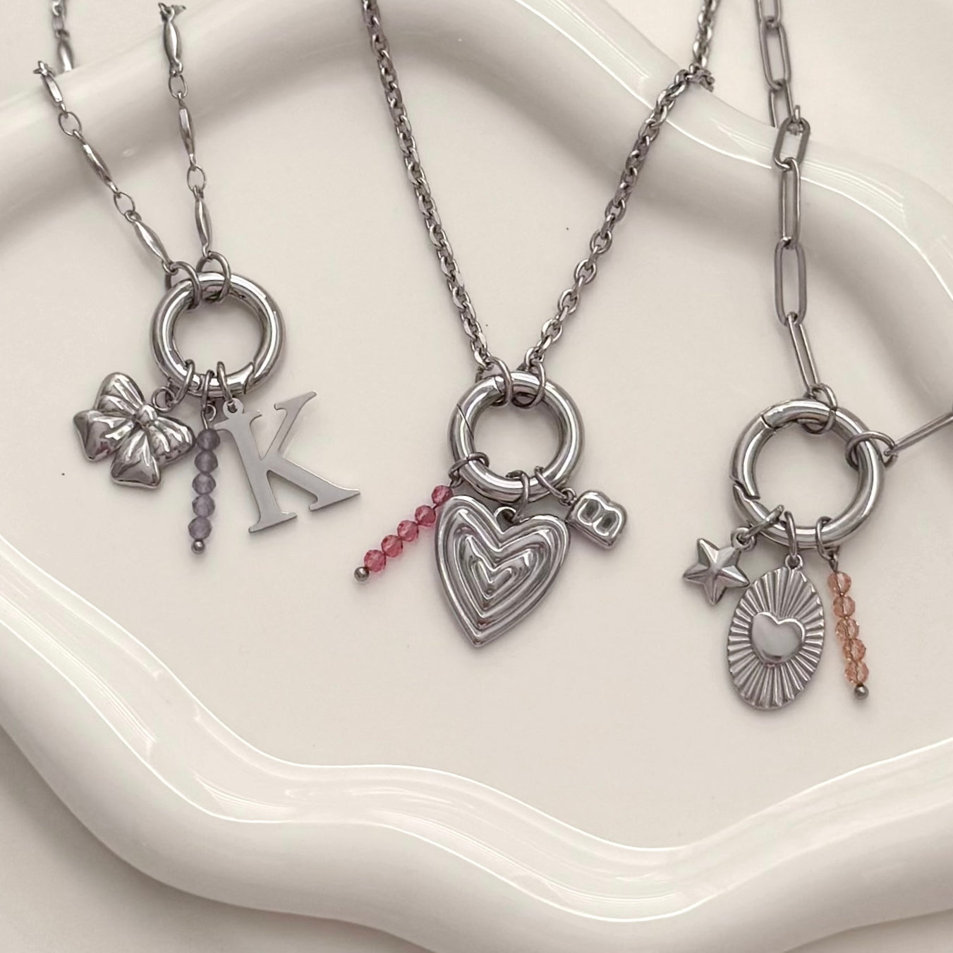 Silver Charm Necklaces – Wildflower Jewellery