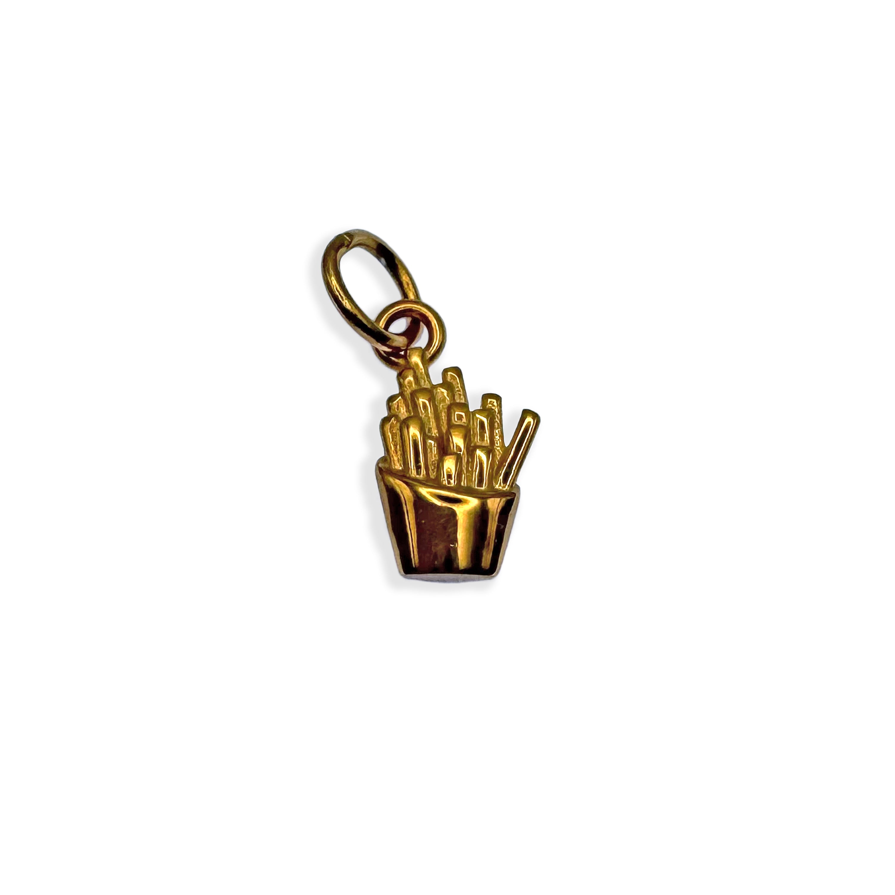 Gold Fries Charm – Wildflower Jewellery