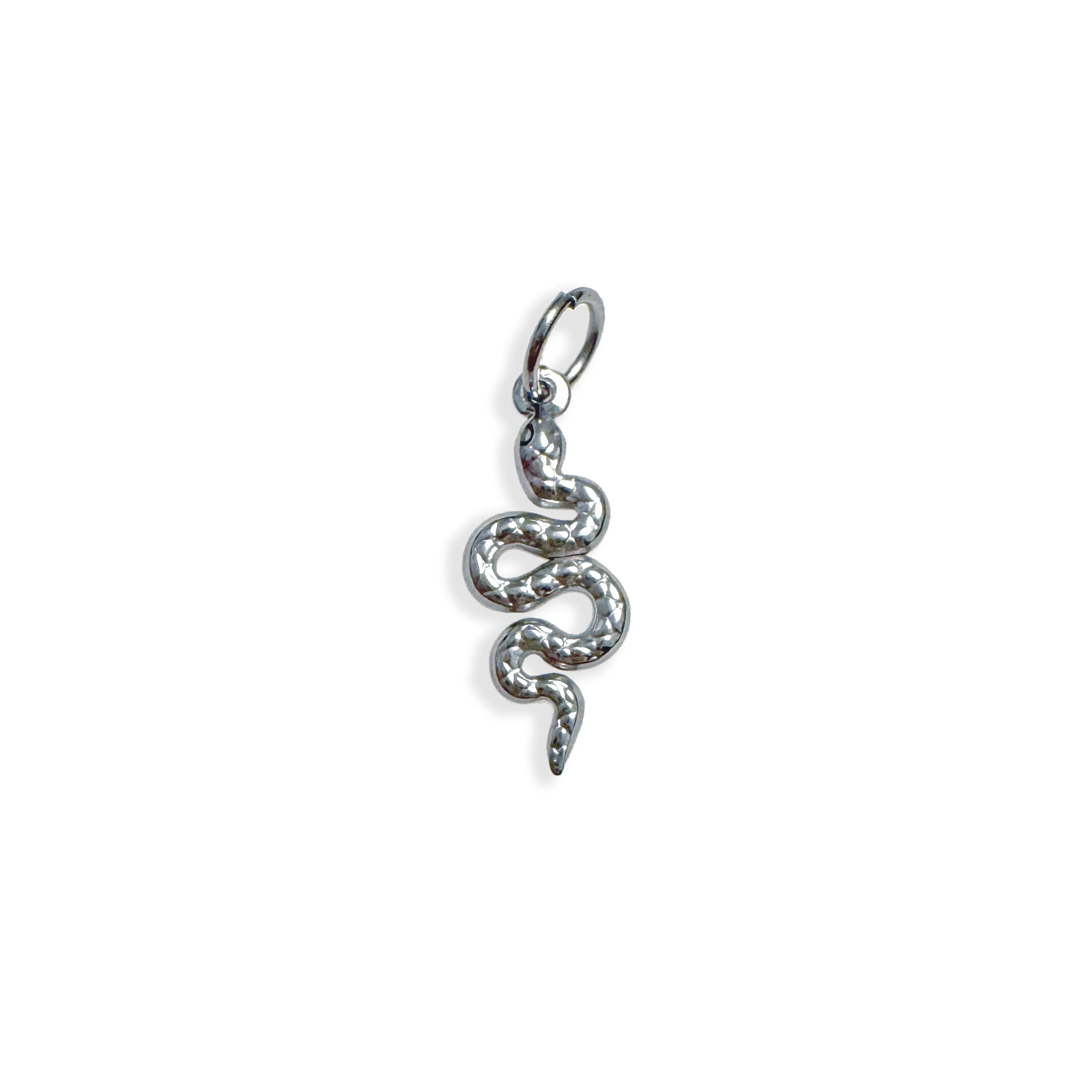 Silver Snake Charm – Wildflower Jewellery